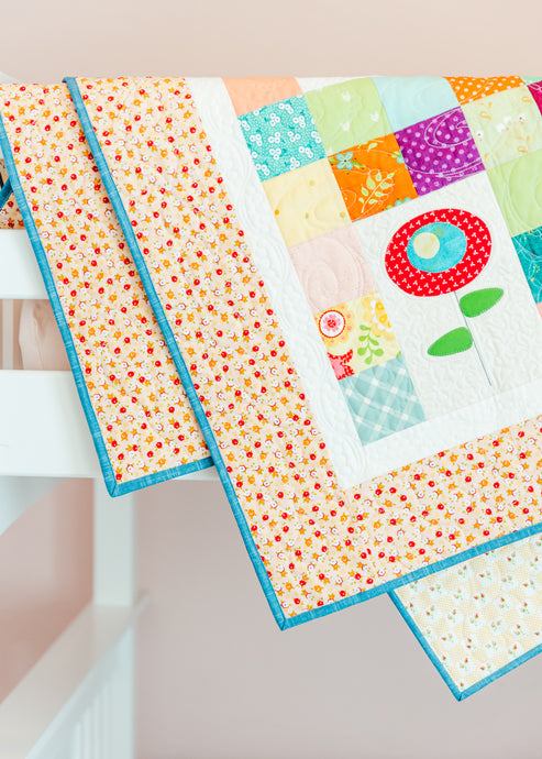 Retro Meadow Quilt Pattern PDF – stringtownlanequilts