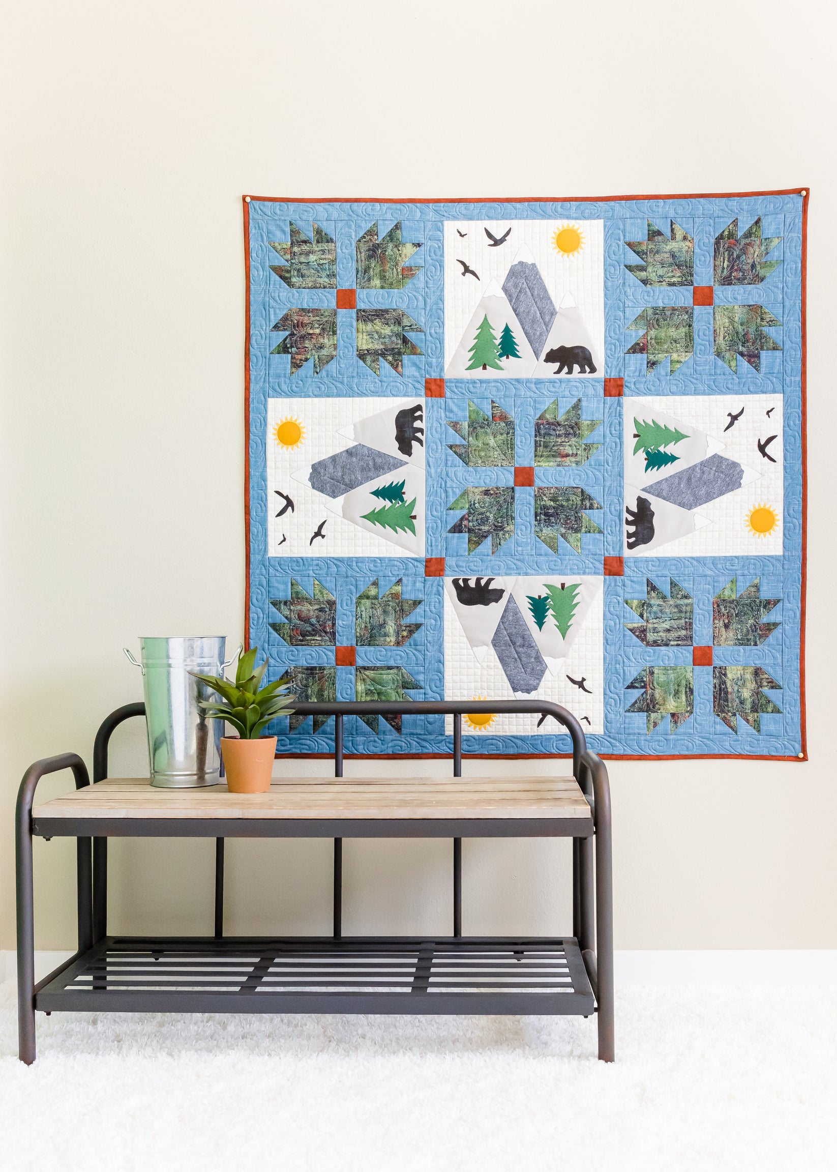 Scenic Bear Paw Quilt Pattern PDF – stringtownlanequilts