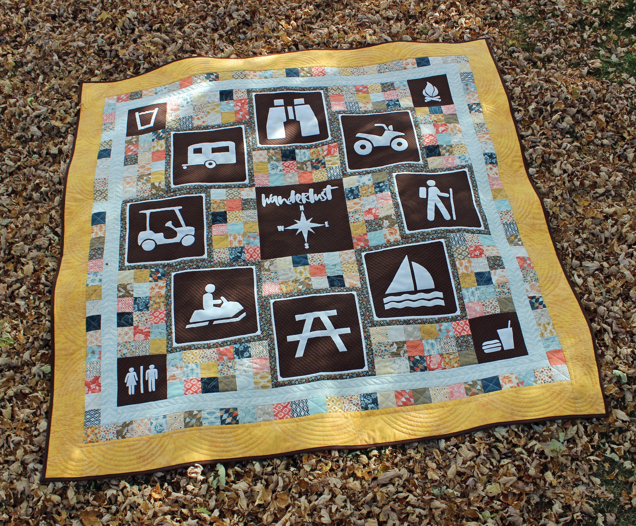 Wanderlust Quilt Pattern PDF – stringtownlanequilts