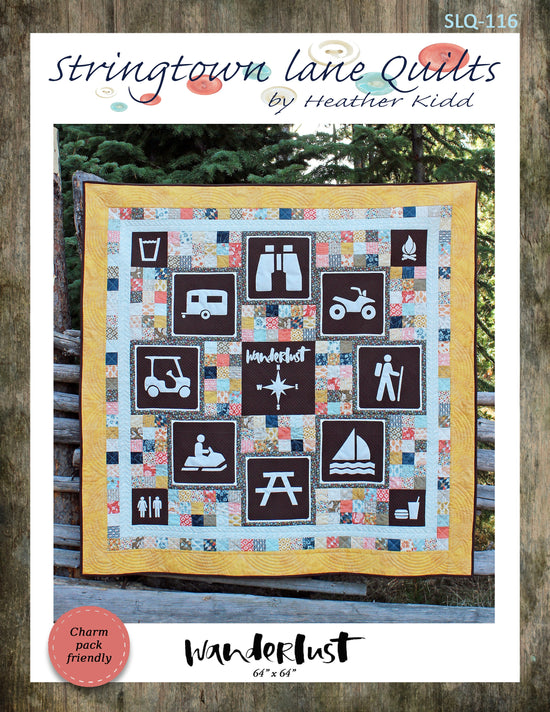 Wanderlust Quilt Pattern PDF – stringtownlanequilts